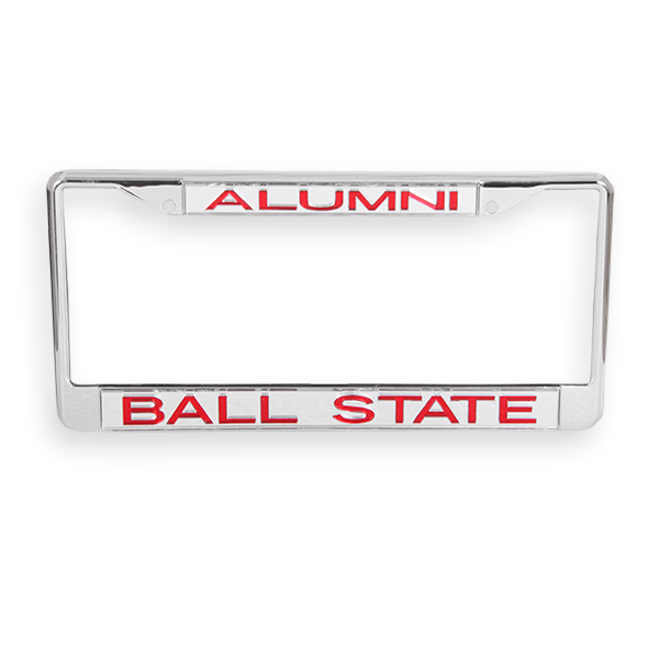 BSU Cardinals Alumni License Plate Frame Mirror/Red – Ball State Team Store