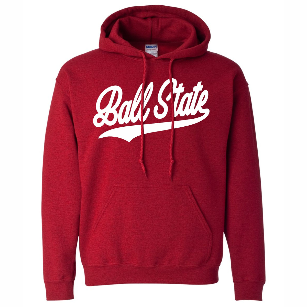 BSU Cardinals Men's Red Script Hoodie – Ball State Team Store