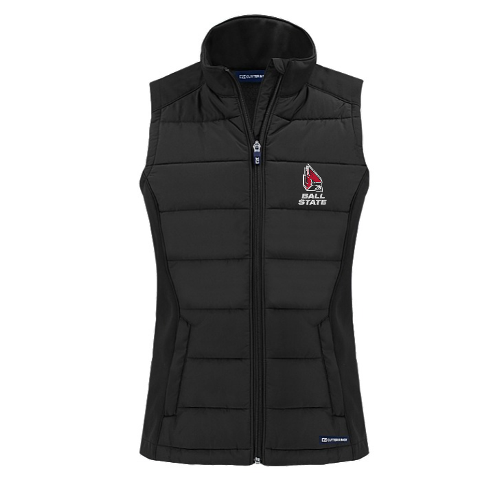 BSU Cardinals Women's Cutter & Buck Evoke Eco Hybrid Vest – Ball State ...