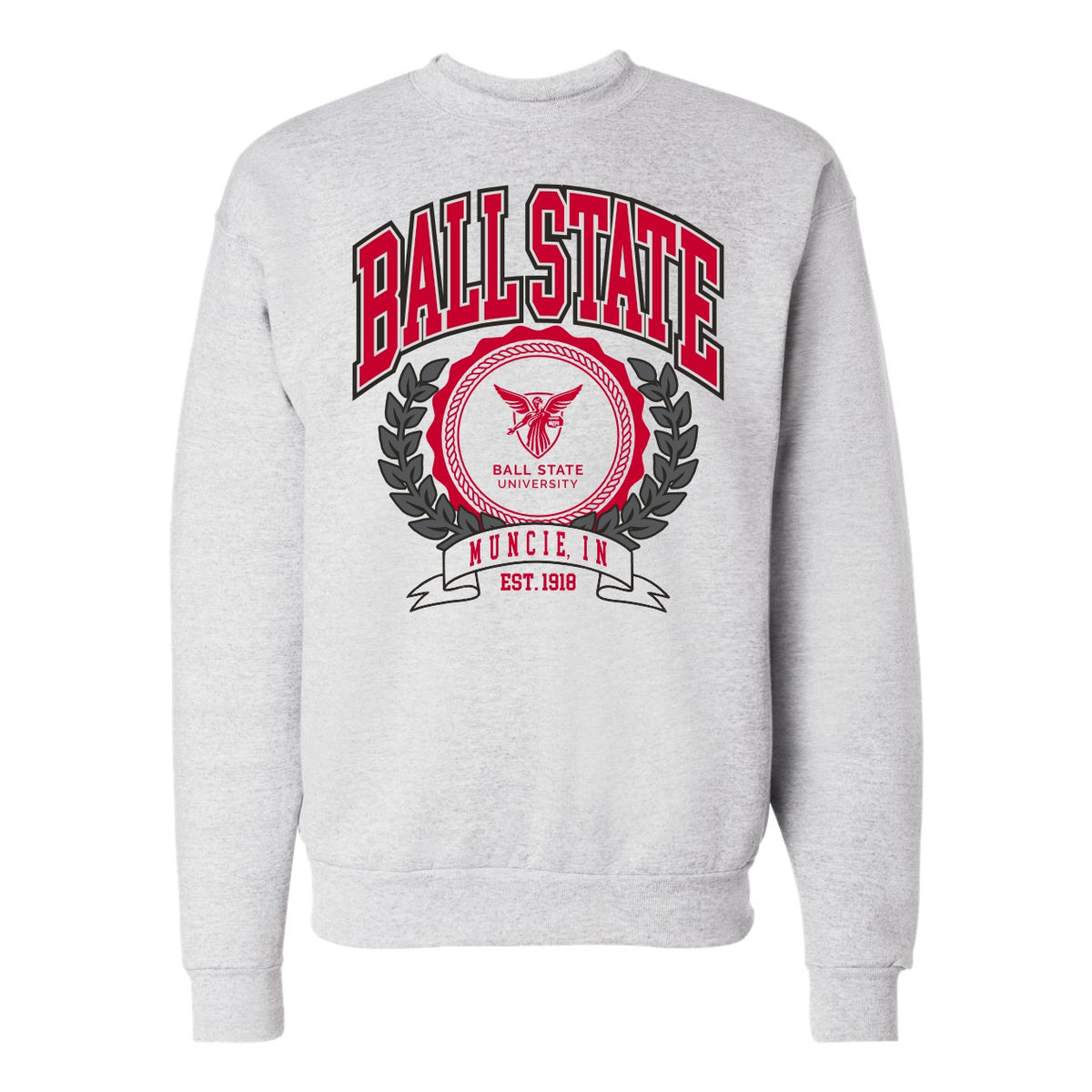 BSU Cardinals Men's Gameday Gear Laurel Crew – Ball State Team Store