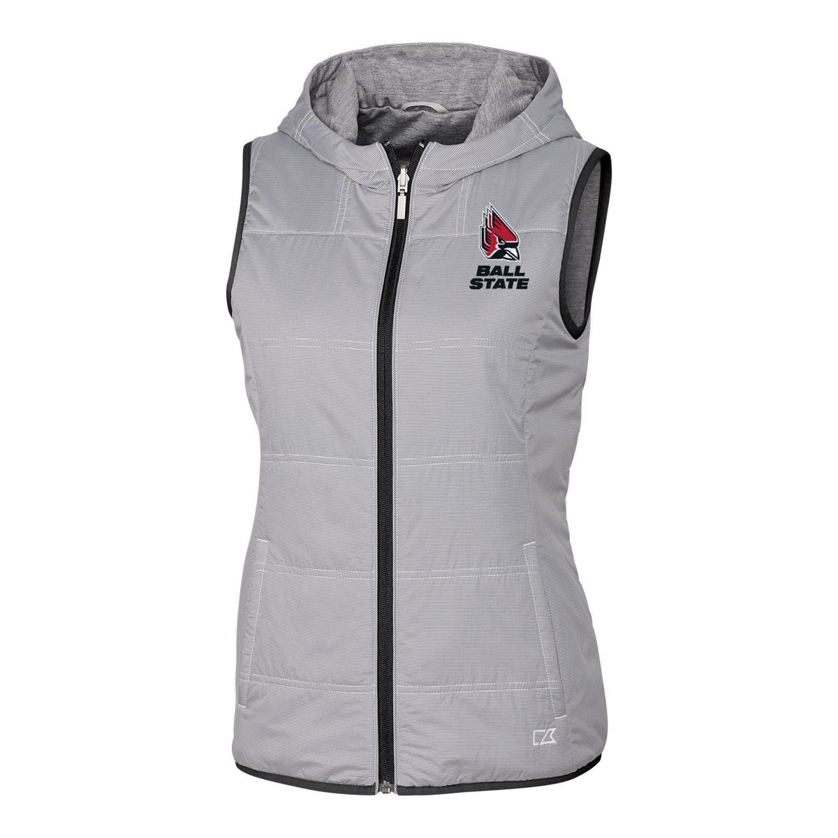 Ball State Vest Women's Black/Grey Reversible Cutter & Buck – Ball ...