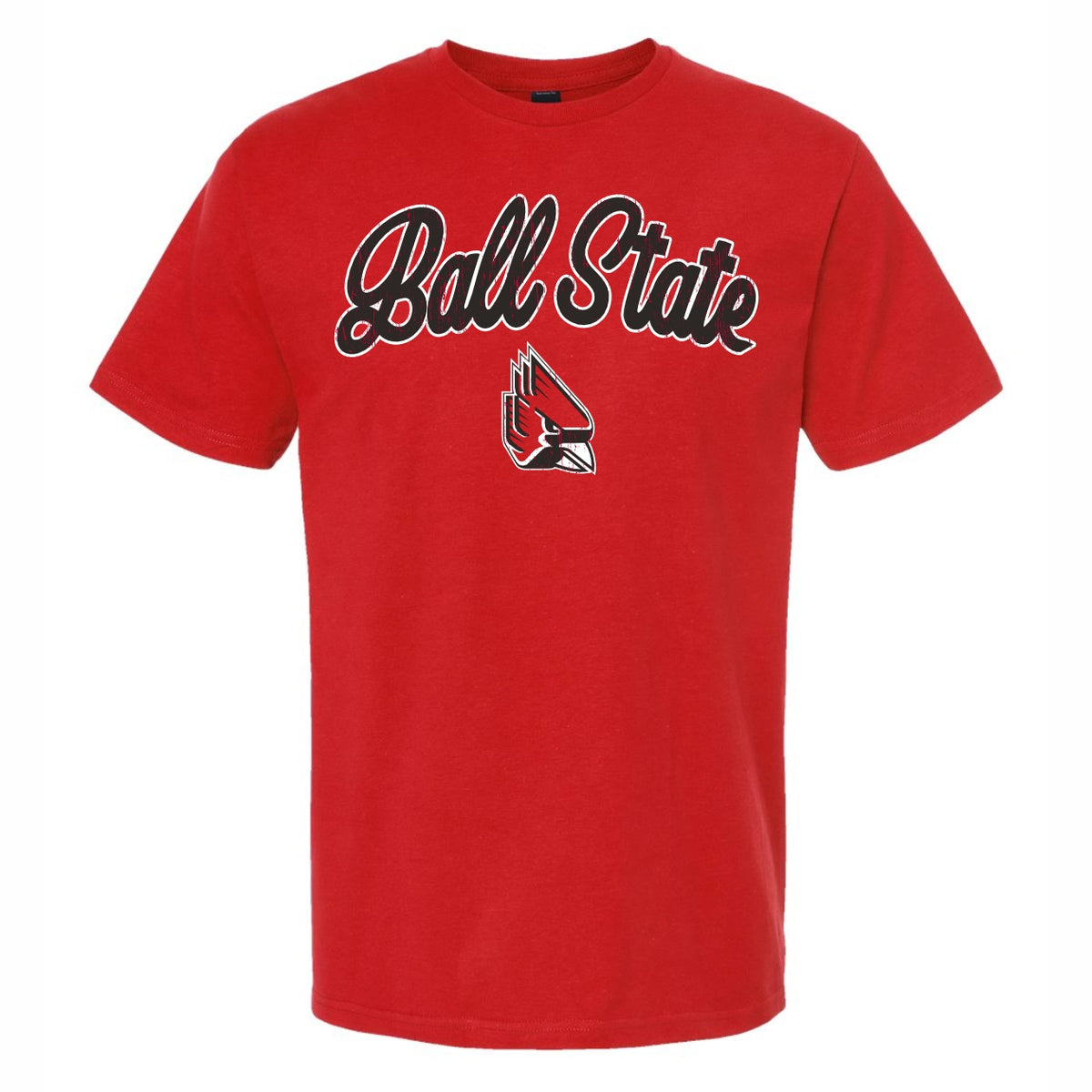 BSU Cardinals Script Cardinal Head T-Shirt – Ball State Team Store