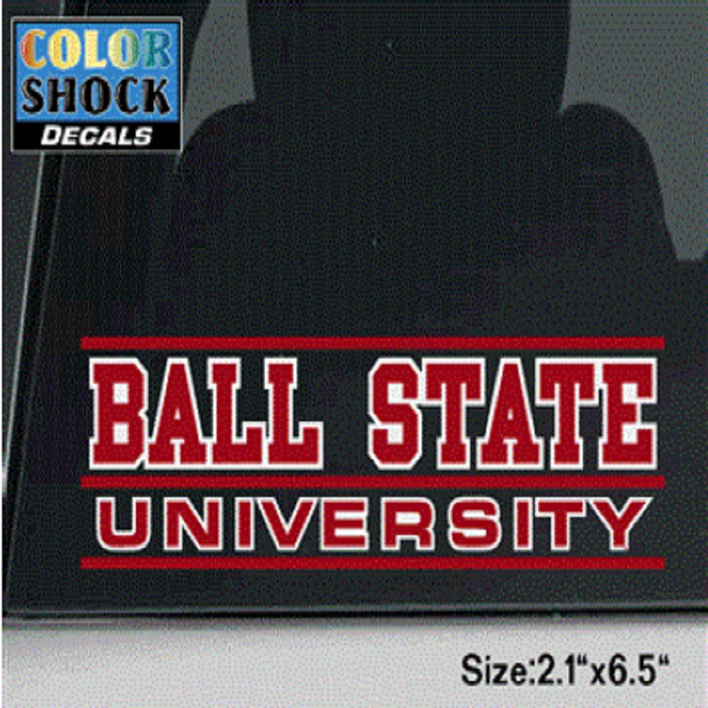 BSU Cardinals 'Ball State University' Decal – Ball State Team Store