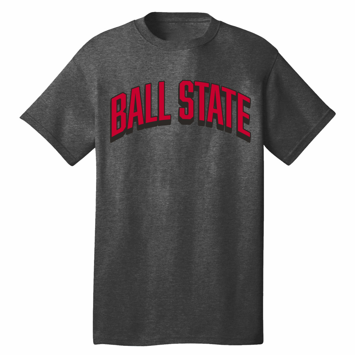 Ball State Grey/Red Arch T-Shirt – Ball State Team Store