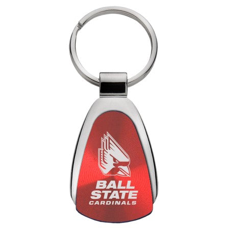 BSU Cardinals Red Teardrop Keychain – Ball State Team Store
